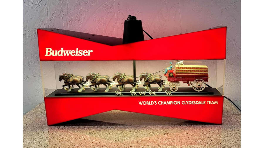 Budweiser Clydesdale Rotating Light