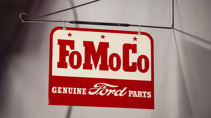 FoMoCo Double-SIded Tin Sign for Sale at Auction - Mecum Auctions