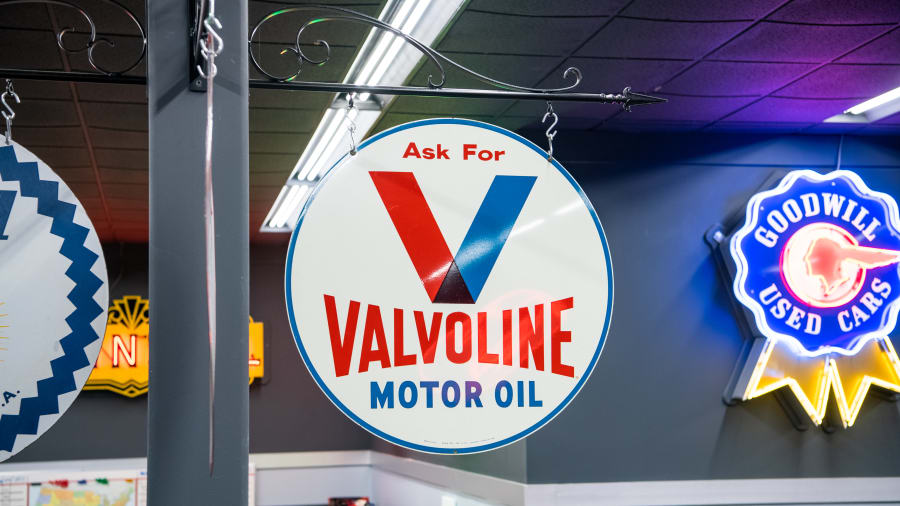 1960 Valvoline Motor Oil Double-Sided Tin Sign for Sale at Auction ...
