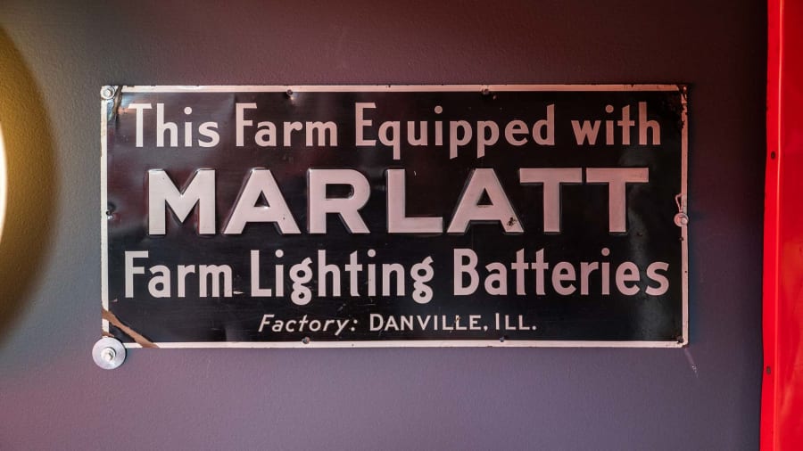 Marlatt Farm Lighting Batteries Single-Sided Tin Sign for Sale at ...