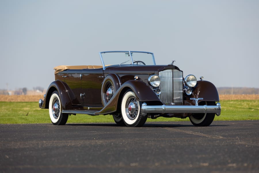 1934 Packard 1108 Twelve Dietrich Individual Custom Convertible Sedan ...