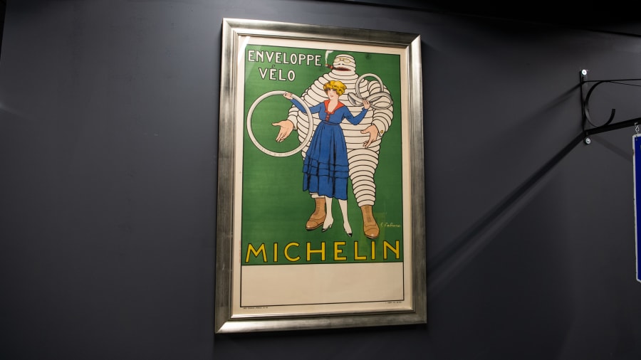 Michelin French Framed Advertisement for Sale at Auction - Mecum Auctions