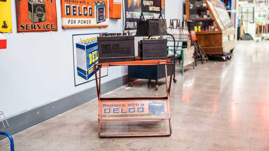Delco Battery Display Rack with Batteries for Sale at Auction - Mecum ...