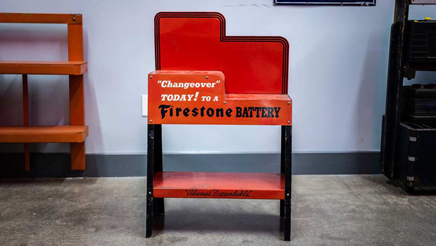 Firestone Batteries Metal Display Rack for Sale at Auction - Mecum Auctions