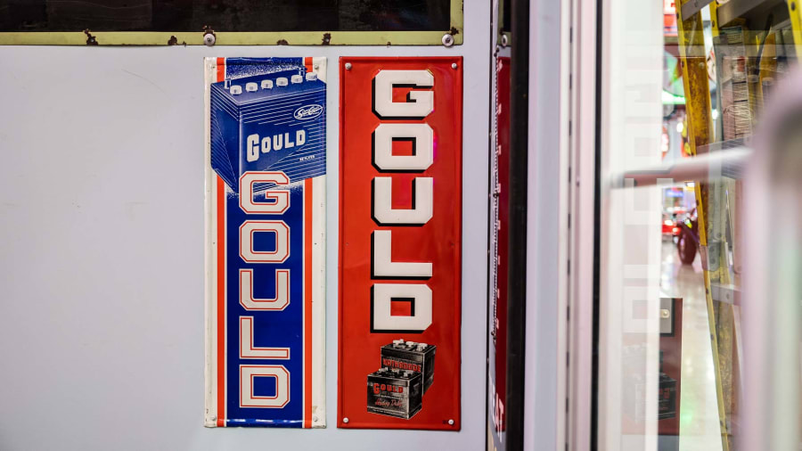Gould Batteries Single-Sided Tin Sign at The World’s Largest Road Art ...