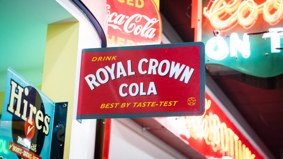 Royal Crown Cola Tin Flange Sign for Sale at Auction - Mecum Auctions
