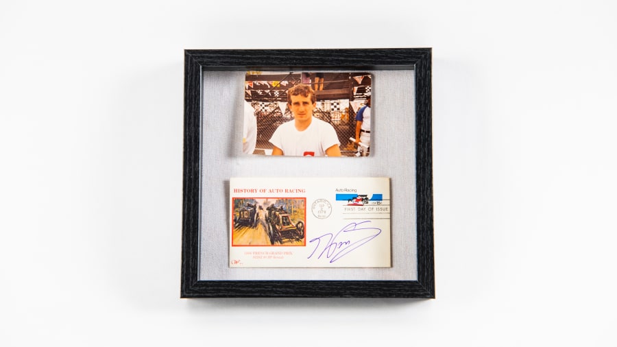 Alain Prost Signed Post Card at Indy 2023 as M438.1 - Mecum Auctions