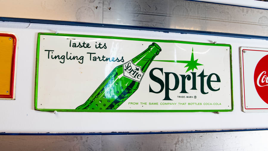 1950s-1960s Sprite Single-Sided Tin Sign for Sale at Auction - Mecum ...