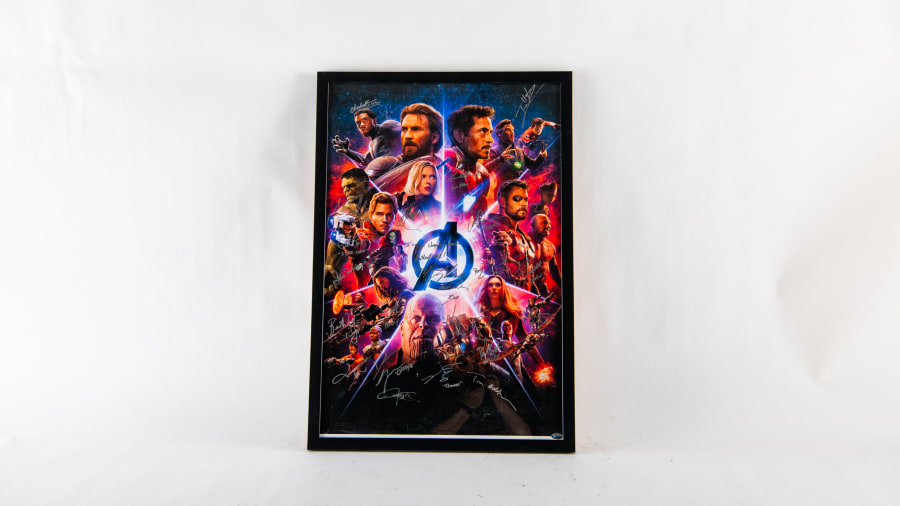 Avengers Infinity War Signed Movie Poster for Sale at Auction - Mecum ...
