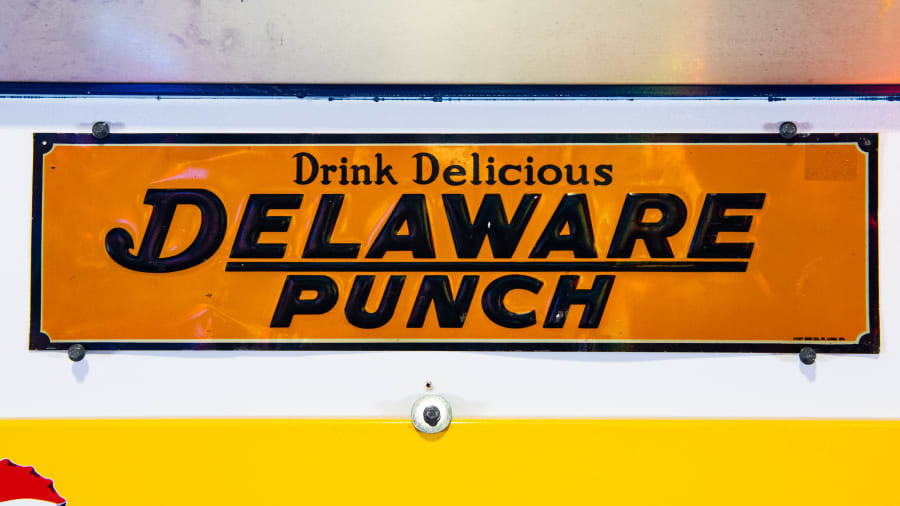 1920s Delaware Punch Single-Sided Embossed Tin Sign for Sale at Auction ...