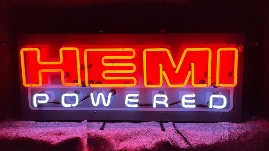 HEMI Powered Single-Sided Neon Sign for Sale at Auction - Mecum Auctions