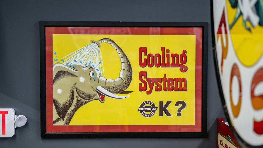 Chevrolet Super Service Framed Advertisement for Sale at Auction ...