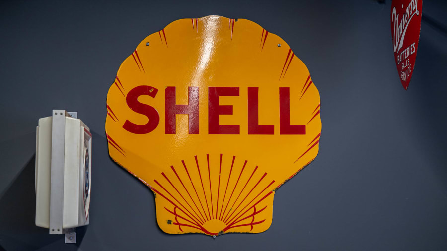 Shell Double-Sided Porcelain Sign for Sale at Auction - Mecum Auctions