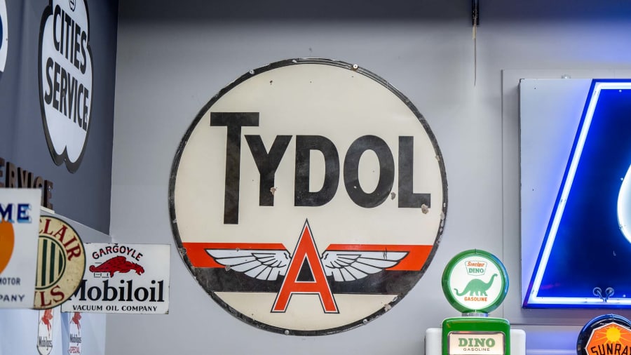 Tydol Double-Sided Porcelain Sign for Sale at Auction - Mecum Auctions