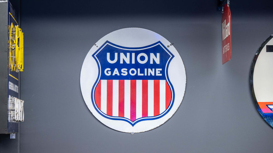 Union Gasoline Double-Sided Porcelain Sign for Sale at Auction - Mecum ...