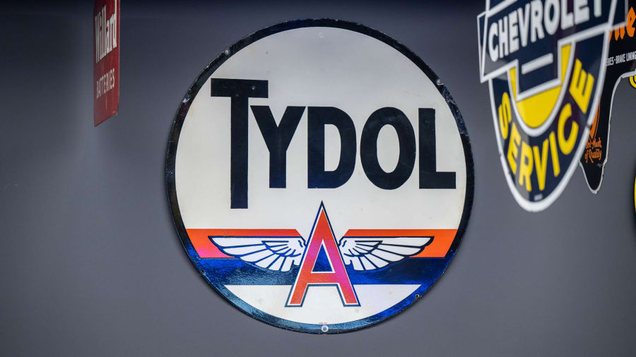 Tydol A Double-Sided Porcelain Sign for Sale at Auction - Mecum Auctions