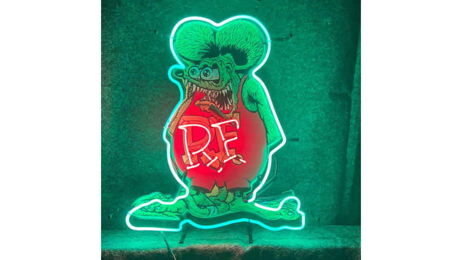 Rat Fink Single-Sided Neon Sign for Sale at Auction - Mecum Auctions