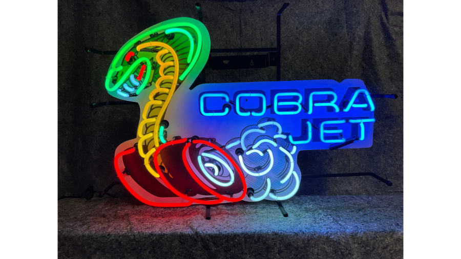 Cobra Jet Single-Sided Neon Sign for Sale at Auction - Mecum Auctions