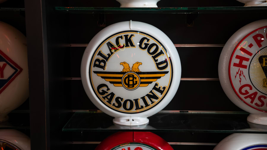 Black Gold Gasoline Globe for Sale at Auction - Mecum Auctions