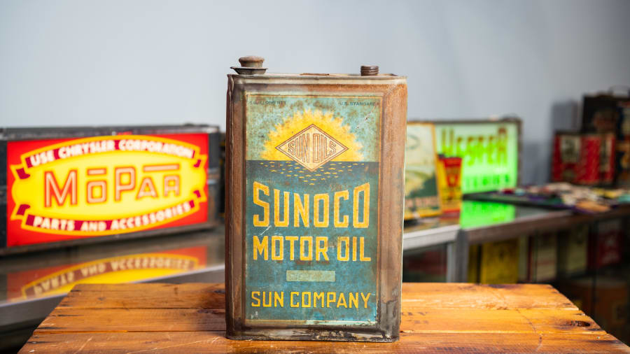 Sunoco Motor Oil 5-Gallon Oil Can for Sale at Auction - Mecum Auctions