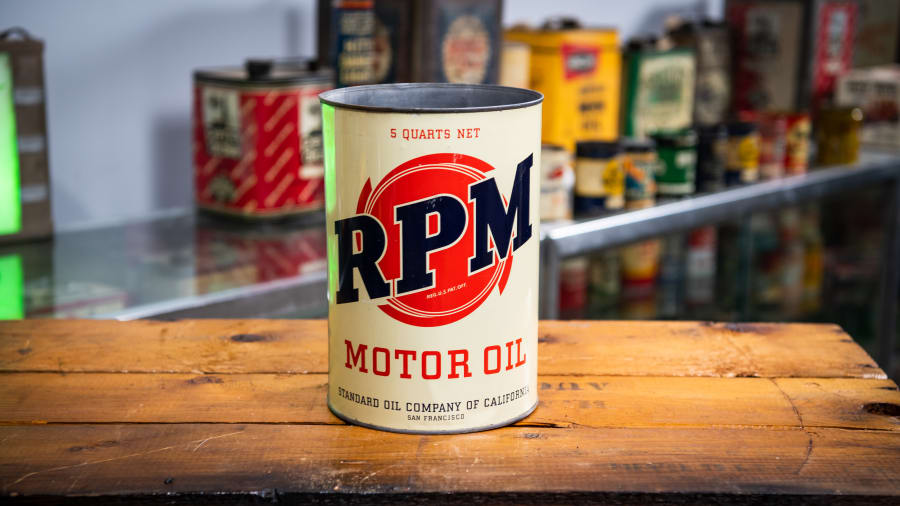 RPM Motor Oil 5-Quart Oil Can for Sale at Auction - Mecum Auctions