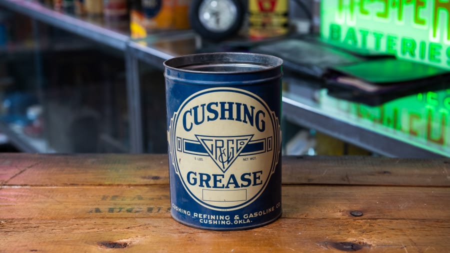 Cushing Grease 5-Pound Grease Can for Sale at Auction - Mecum Auctions