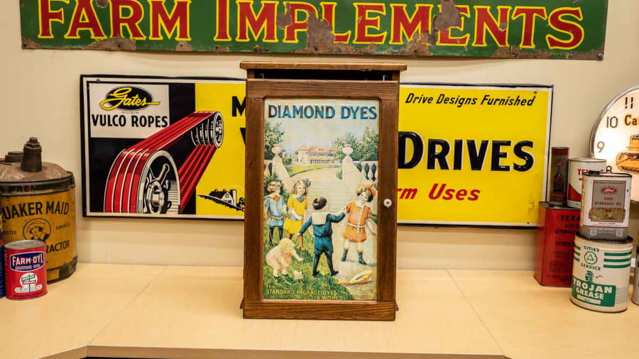 Early 1900s Diamond Dyes Merchant Storage Cabinet for Sale at Auction ...
