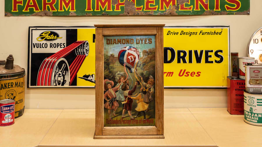 Early 1900s Diamond Dyes Merchant Deye Storage Cabinet for Sale at ...