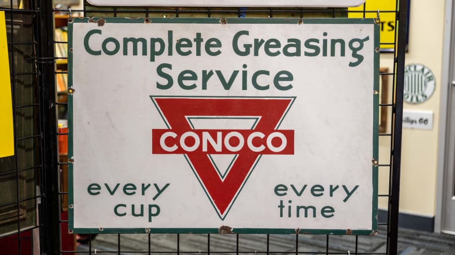 CONOCO Single-Sided Porcelain Sign for Sale at Auction - Mecum Auctions