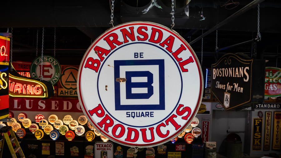 1930 Barnsdall Products Double-Sided Porcelain Sign for Sale at Auction ...