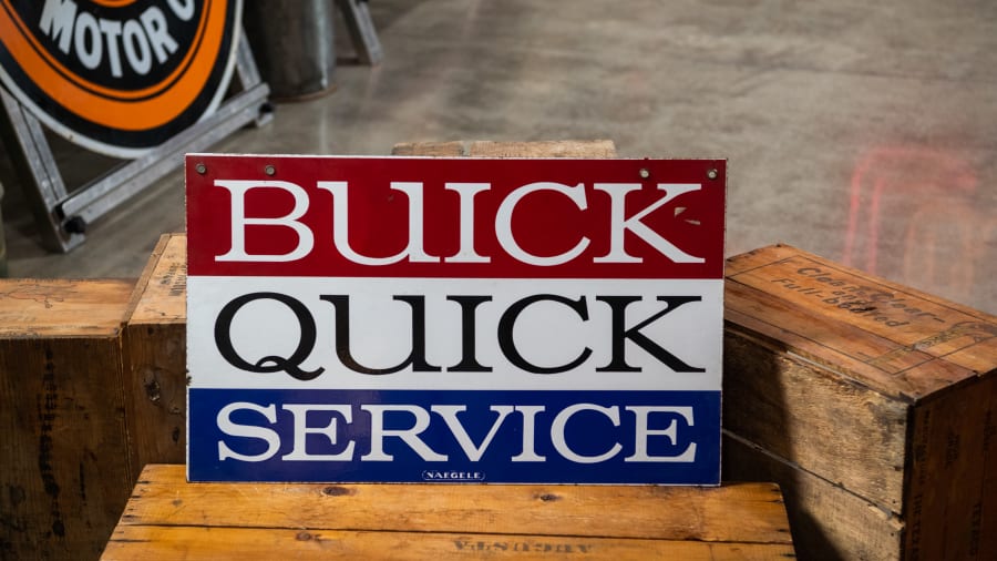 Buick Quick Service Double-Sided Porcelain Sign for Sale at Auction ...