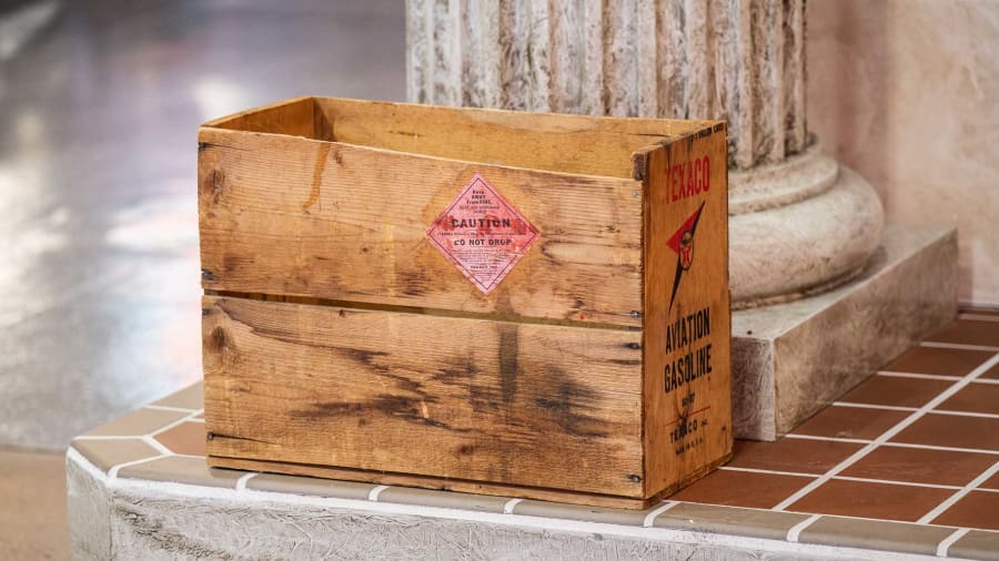 Texaco Aviation Gasoline Wood Crate for Sale at Auction - Mecum Auctions