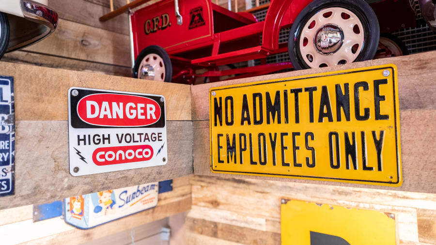 Danger & Employees Only Single-Sided Signs at The World’s Largest Road ...