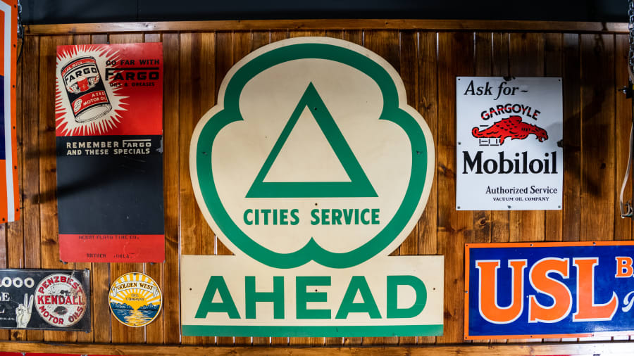1936 Cities Service Single-Sided Tin Sign for Sale at Auction - Mecum ...