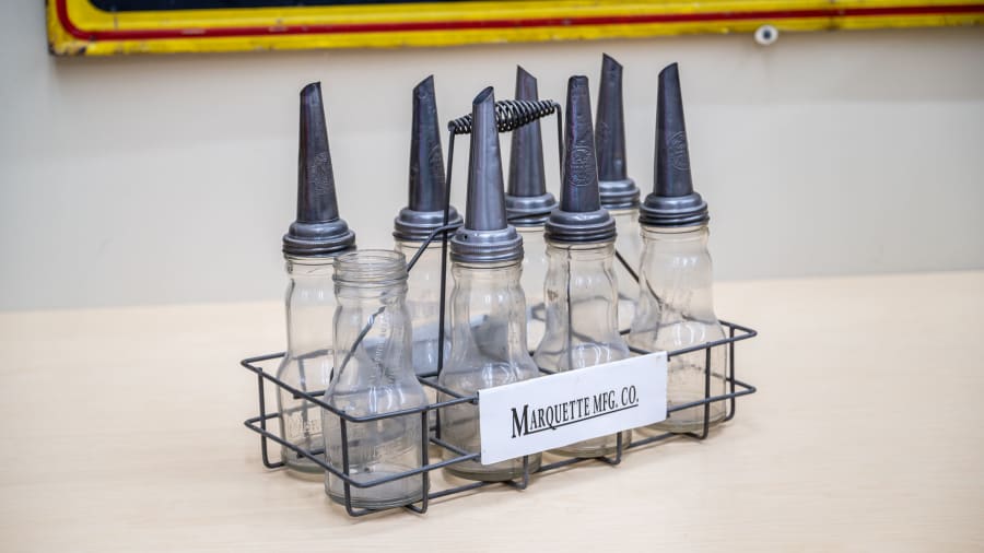 Marquette Mfg. Co. Oil Bottle Rack at The World’s Largest Road Art ...