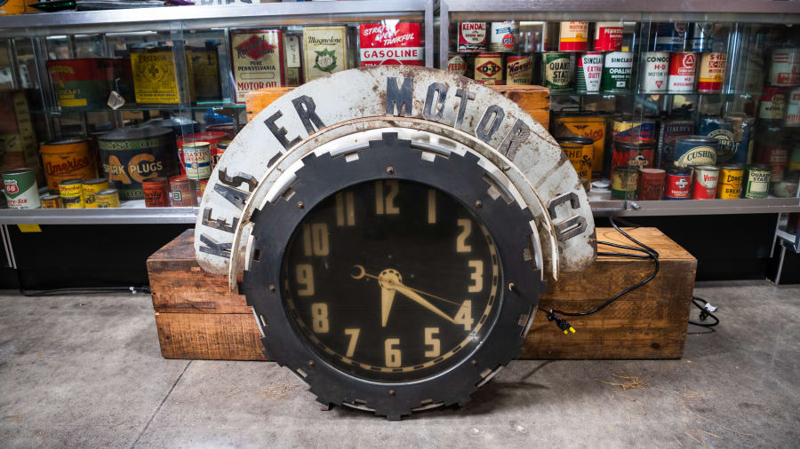 Keasser Motor Company Aztec Neon Clock for Sale at Auction - Mecum Auctions