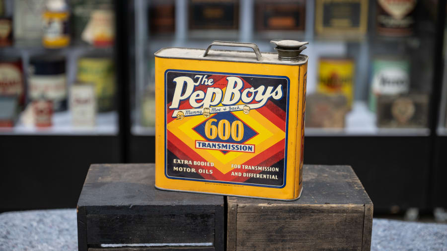 The Pep Boys Oil Can at The World’s Largest Road Art Auction 2023 as ...