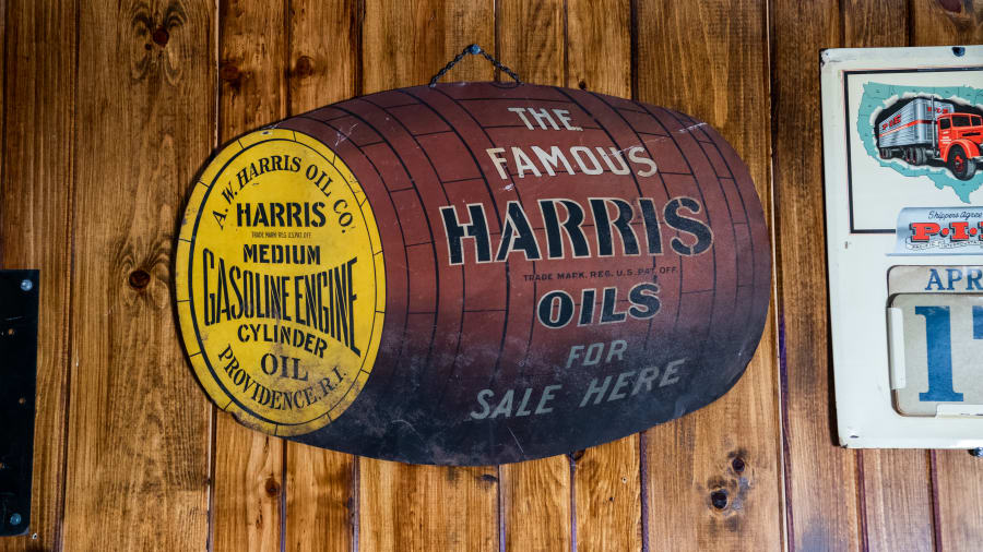 Harris Oils Single-Sided Tin Sign for Sale at Auction - Mecum Auctions