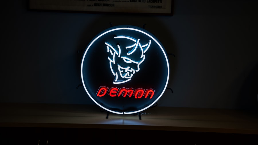 Dodge Demon Single-Sided Neon Sign for Sale at Auction - Mecum Auctions