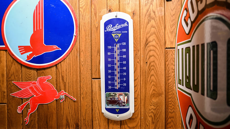 Packard Single-Sided Tin Thermometer for Sale at Auction - Mecum Auctions