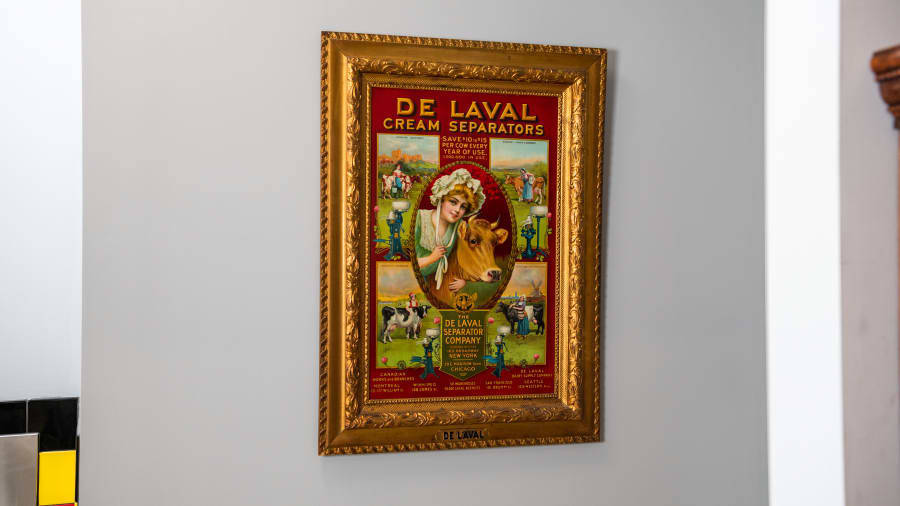 De Laval Cream Separators Tin Sign in Original Frame for Sale at ...