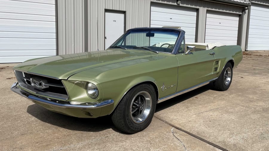 1967 Mustang Convertible Green