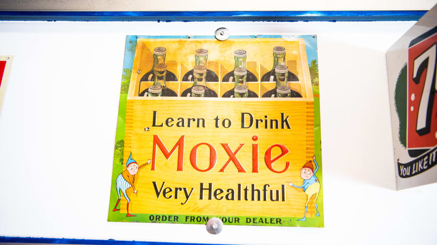 Moxie Single-Sided Embossed Tin Sign for Sale at Auction - Mecum Auctions