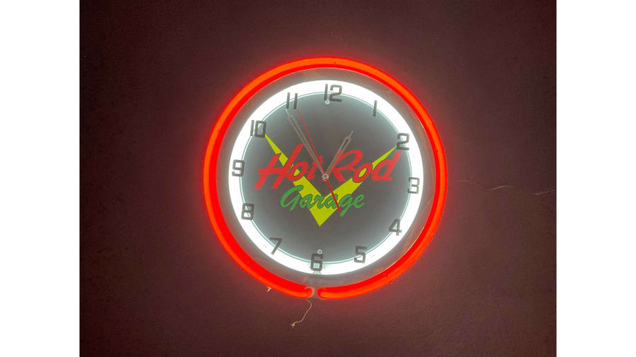 Hot Rod Garage Neon Clock for Sale at Auction - Mecum Auctions