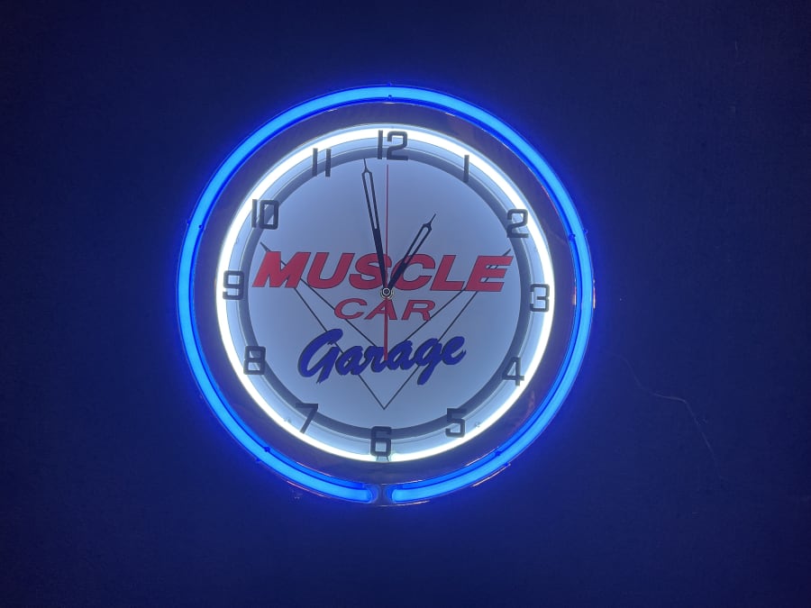 Muscle Car Garage Neon Clock for Sale at Auction - Mecum Auctions