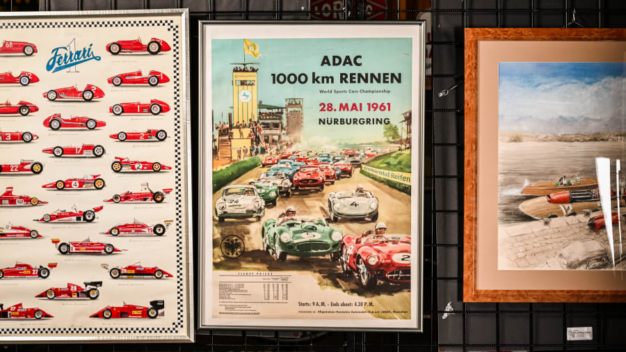 1961 ADAC 1000km Rennen World Sports Car Championship Framed Poster for ...