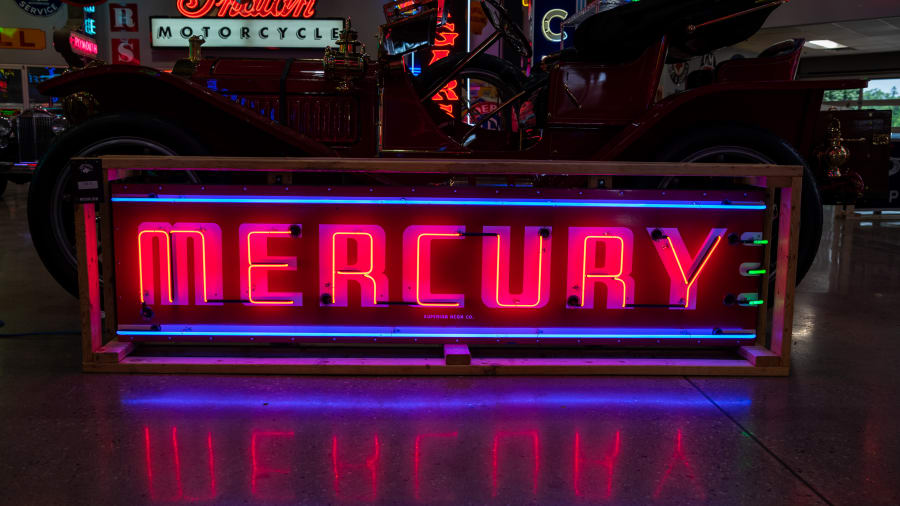 Mercury Single-Sided Porcelain Neon Sign for Sale at Auction - Mecum ...