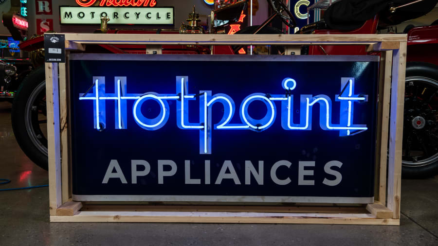 Hot Point Single-Sided Porcelain Neon Sign for Sale at Auction - Mecum ...