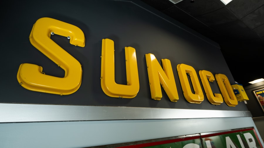 SUNOCO Single-Sided Plastic Six-Piece Letter Sign for Sale at Auction ...