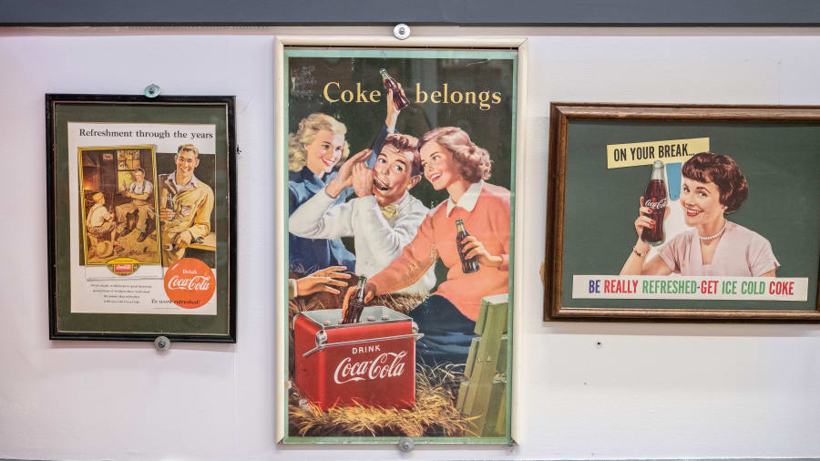 1950 Coke Belongs Framed Lithograph for Sale at Auction - Mecum Auctions